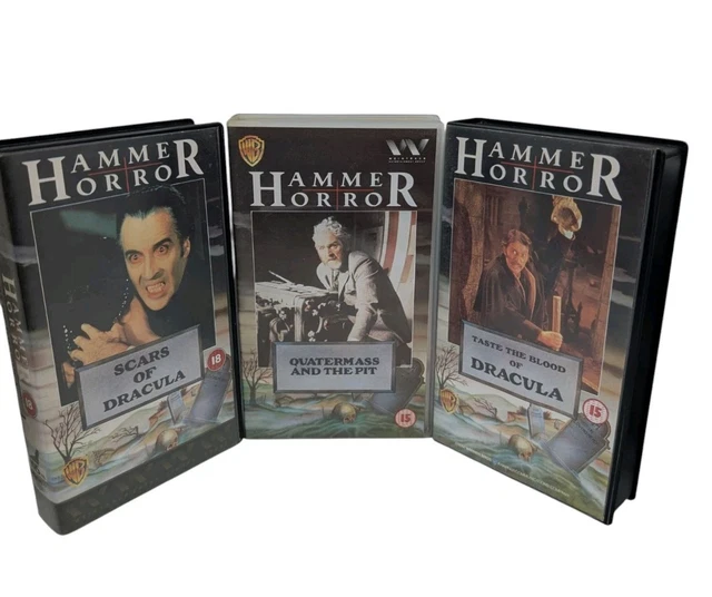 HAMMER HOUSE OF Horror VHS Bundle X3 Scars Of Dracula Taste The Blood ...