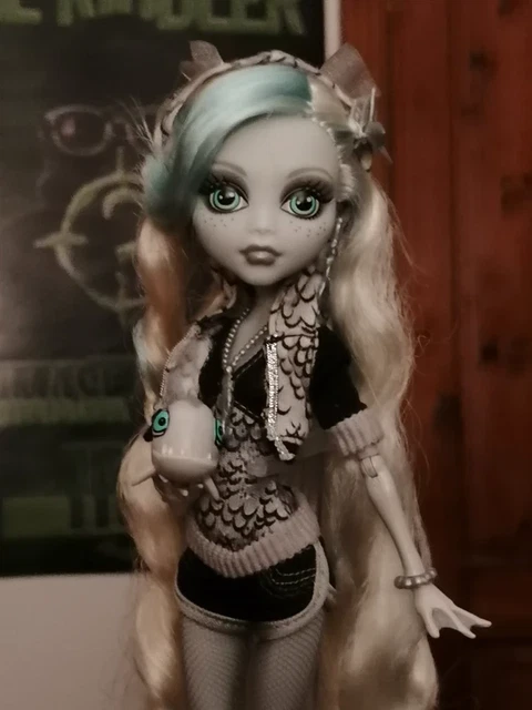 MONSTER HIGH REEL Drama Lagoona Blue Doll - Unboxed, Detangled, Hair ...