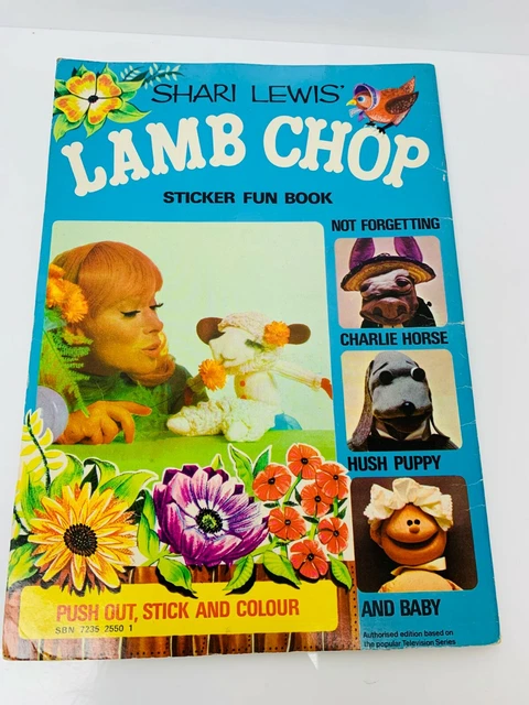 RARE VINTAGE 1970S Shari Lewis Lamb Chop Sticker Fun Book £19.99 ...