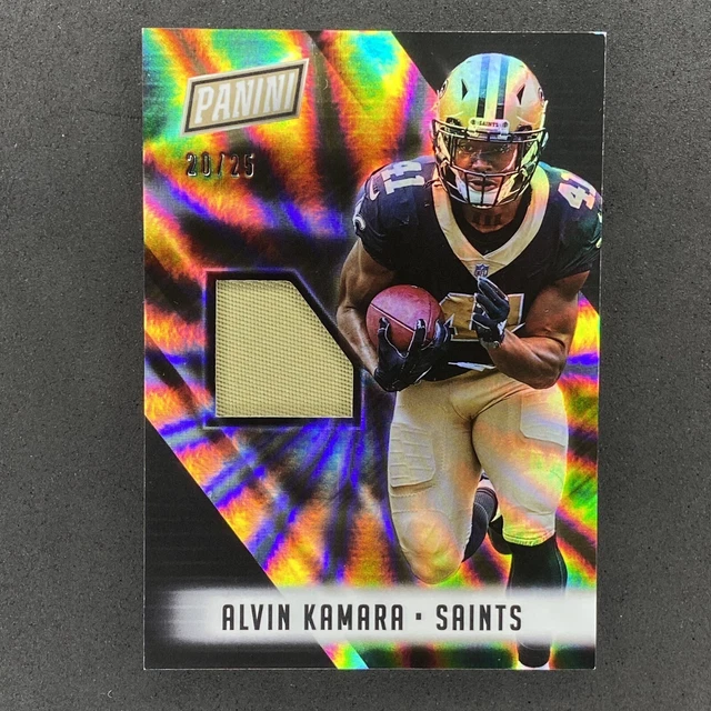 2018 PANINI THE National #AK Alvin Kamara GU relique or rafale de ...