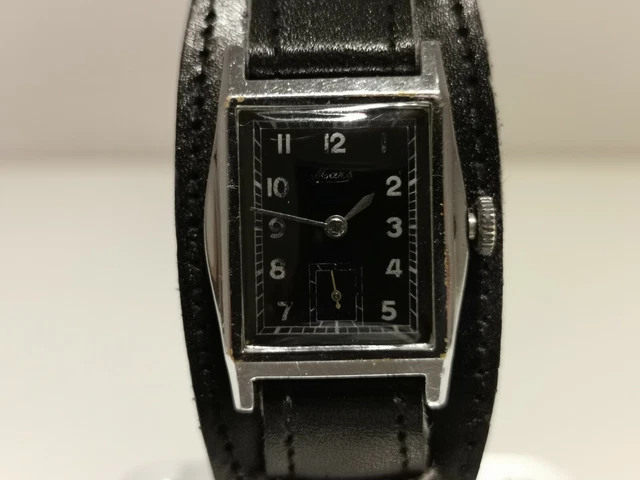 VINTAGE RARE WW2 Military Rectangular Tank Men's Swiss Watch "Mars ...