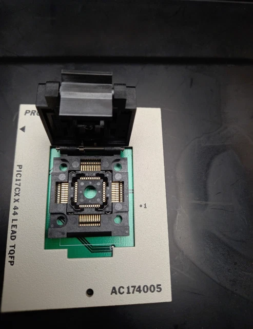 MICROCHIP PRO MATE Ii Pic17Cxx 44 Lead Tqfp Ac174005 Adapter $25.76 ...