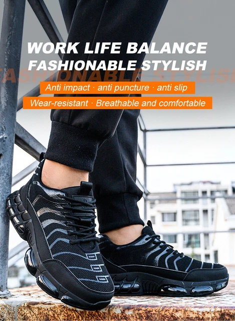 2024MENS/WOMENS LIGHTWEIGHT SAFETY Shoes Steel Toe Cap Work Boots ...