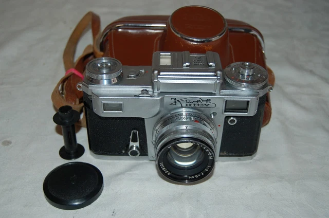 KIEV-4 (TIPO 4) fotocamera e custodia a telemetro sovietico vintage ...