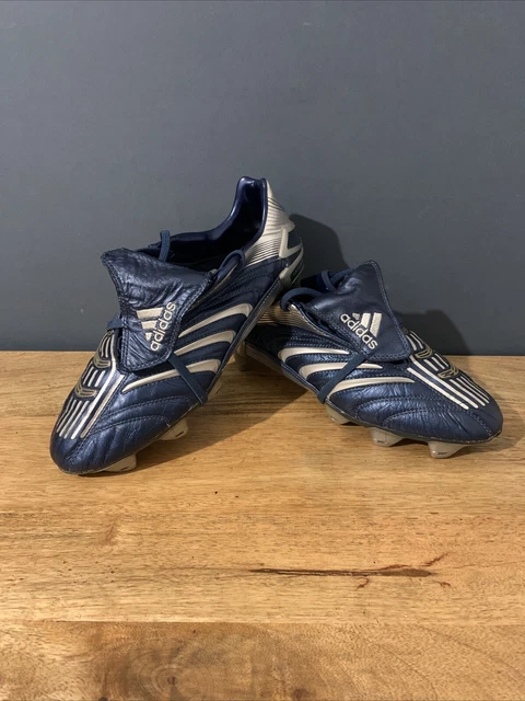ADIDAS PREDATOR BLUE Absolute X TRX Football Boots Size 9 UK 2007 Retro ...