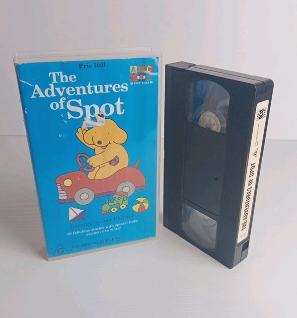THE ADVENTURES OF Spot VHS 10 Episodes Rare ABC Kids VHS Tape $17.99 ...