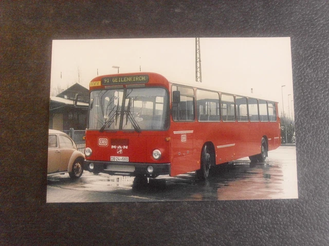 BUSFOTO OMNIBUS FOTO - DB Deutsche Bundesbahn Bahnbus - MAN SÜ 240 - DB ...