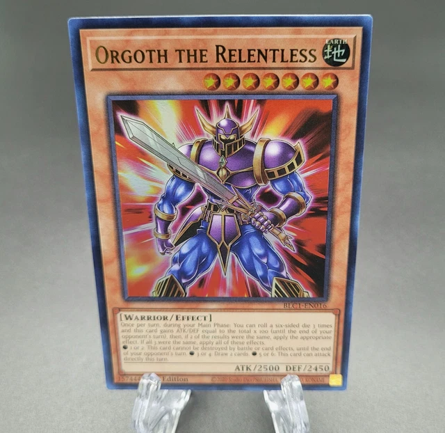 YU-GI-OH! ORGOTH THE Relentless BLC1-EN016 - Ultra Rare - 1st Ed $2.00 ...