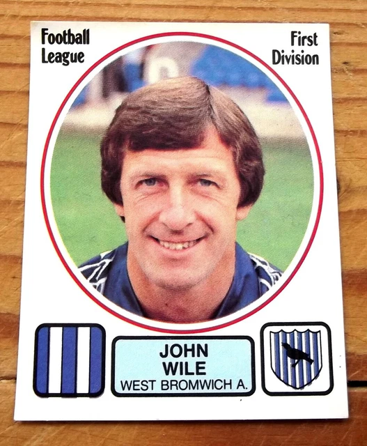 PANINI FOOTBALL 82 No 292 John Wile West Bromwich Albion Very Good ...