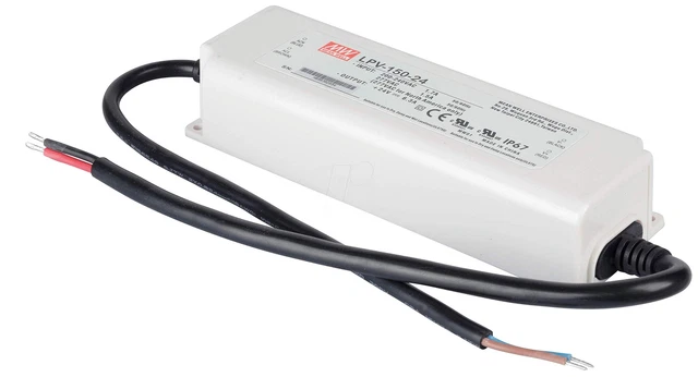 ALIMENTATION SWITCHING 151.2W 24Vdc 6.3A Simple Sortie LPV-150-24 IP67 ...