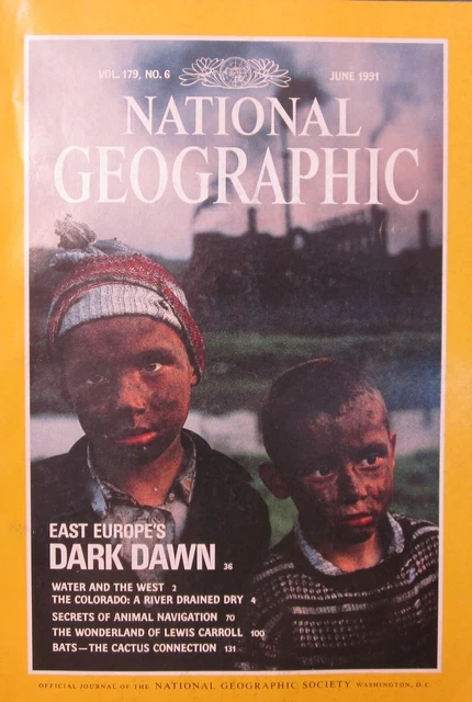 NATIONAL GEOGRAPHIC MAGAZINE June 1991 East Europe's Dark Dawn $9.09 ...