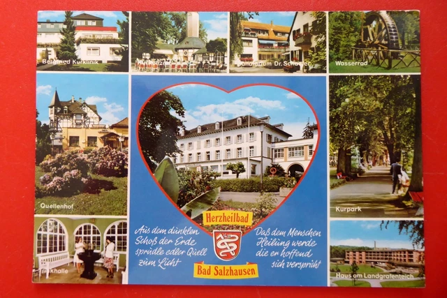 BAD SALZHAUSEN - Herzheilbad Wappen Nidda Wetteraukreis Kurklinik ...