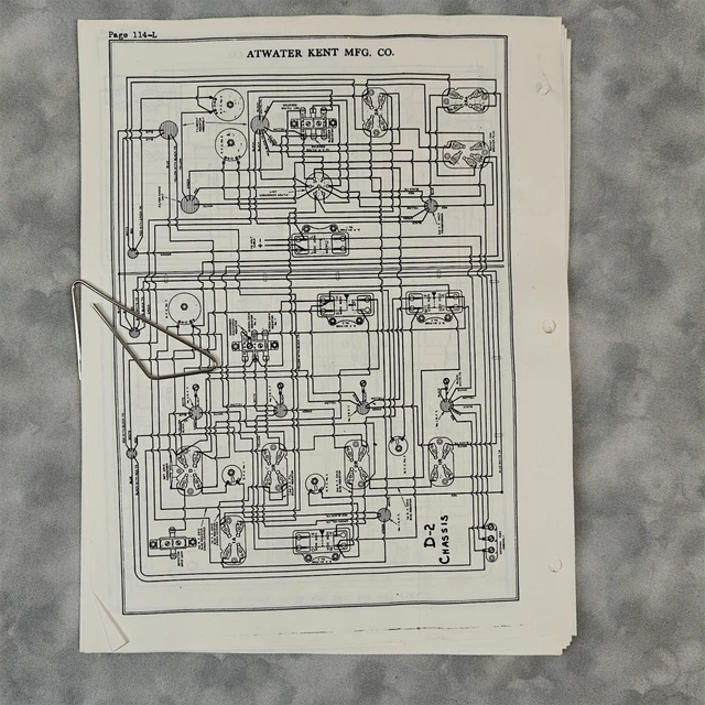 📰 ATWATER KENT Vintage Radio Schematics Manual 📚 Antique Electronics ...