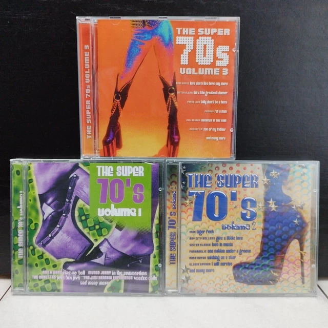 THE SUPER 70'S Compilation Of 1970s Hits 3 CD Set Mayfield Temptations ...