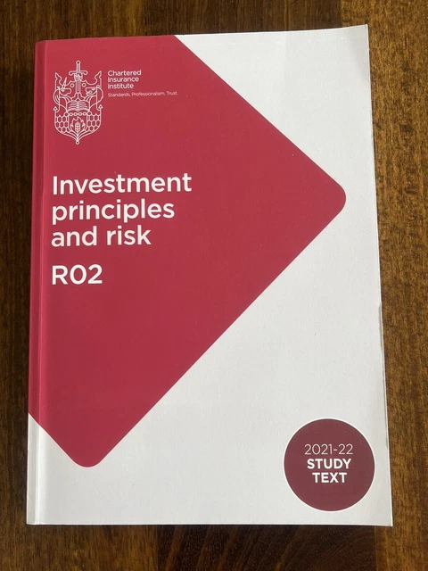CII R02 INVESTMENT Principles and Risk 2021/2022 Financial Advice Study ...
