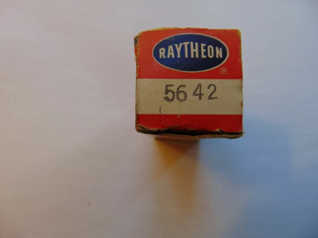 RAYTHEON 5642 HALF Wave High Vacuum Rectifier Subminiature Vacuum Tube ...