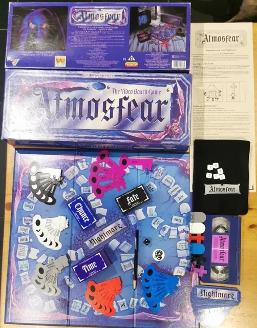 ATMOSFEAR THE GATEKEEPER VHS VIDEO BOARD SPIEL 1991 VINTAGE RETRO nicht ...