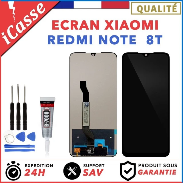 ECRAN LCD + VITRE TACTILE pour XIAOMI REDMI NOTE 8T NOIR + OUTILS + COLLE EUR 21,86 - PicClick FR