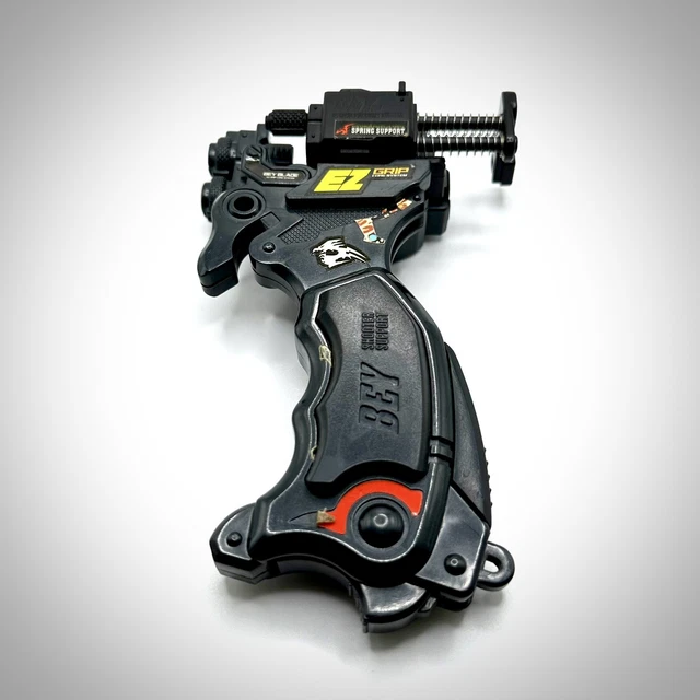 BEYBLADE ORIGINAL TAKARA EZ Grip Launcher + Spring Support + Shooter ...