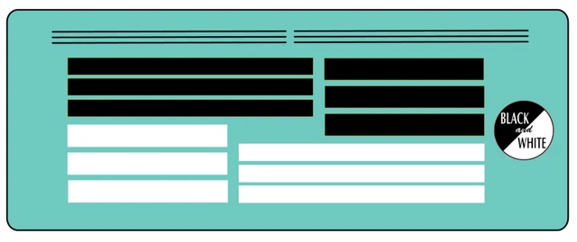 DECALS BANDES BLACK and white Stripes Black Line DECALCOMANIE decal ...