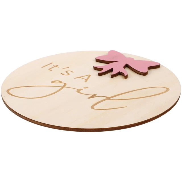 WOODEN BIRTH ANNOUNCEMENT Sign Rustic Announcement Sign Photo Prop £5. ...