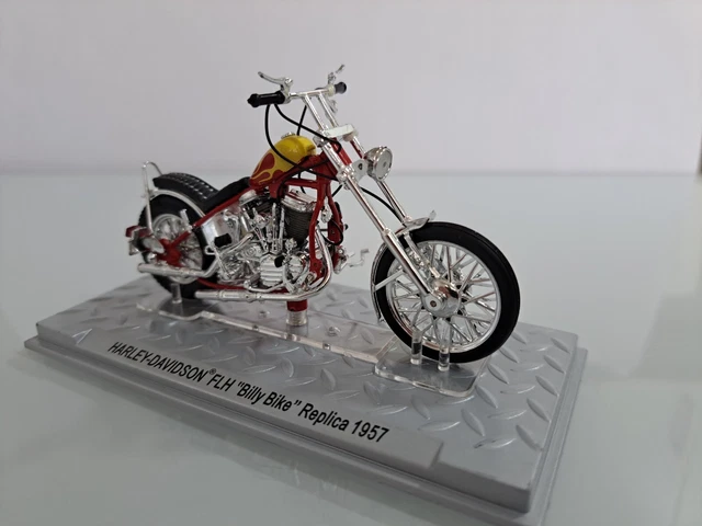HARLEY DAVIDSON FLH billy bike Replica 1957 Escala 1/24 (easy rider ...
