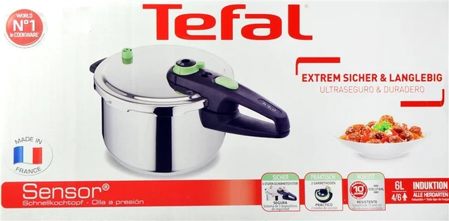 TEFAL SENSOR P20507 pressure cooker 6L stainless cooking pot low cooker ...