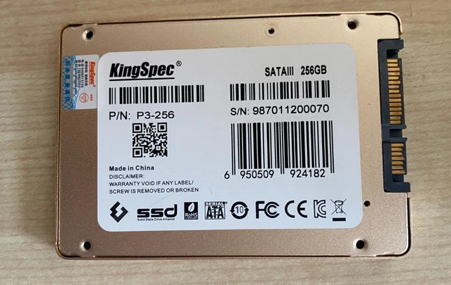 KINGSPEC SATA III 256 GB P3-256 unità a stato solido EUR 1,16 - PicClick IT