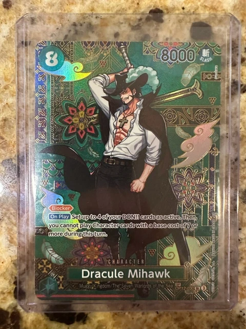 2026 ONE PIECE OP14/EB04 Dracule Mihawk SP Alt Art OP12-030 SR Azure ...