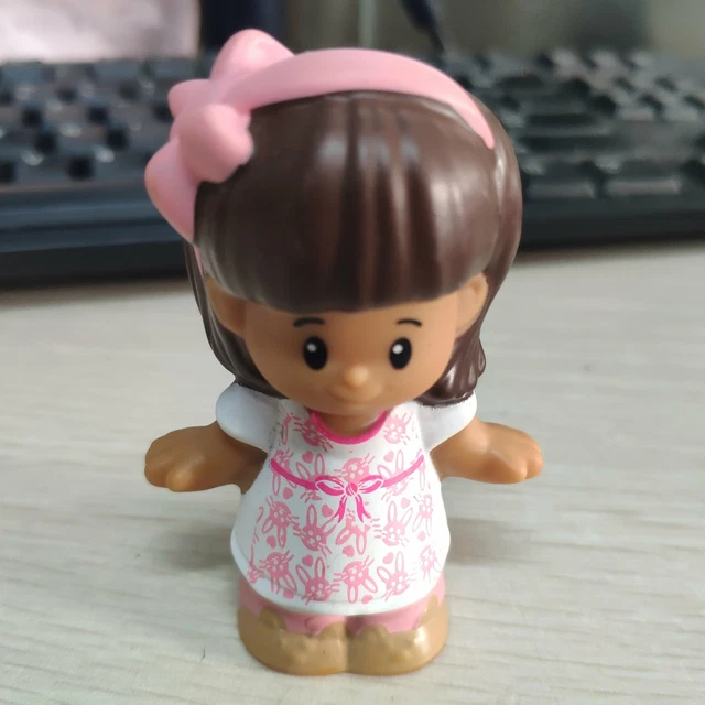 FISHER PRICE LITTLE People Hispanic Girl Mia Bunny Dress Doll Toy Gift ...