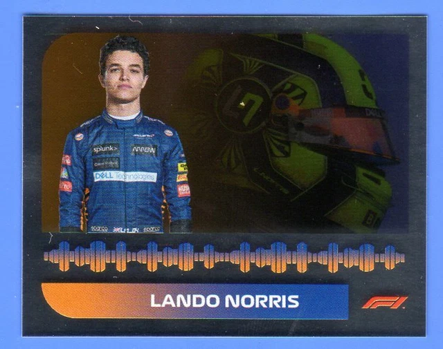 TOPPS OFFICIAL F1 Sticker Formula 1 2021 #56 Lando NORRIS McLaren F1 ...