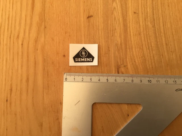STICKER EMBLEM logo Siemens vintage amp ampli platine TURNTABLE tube ...