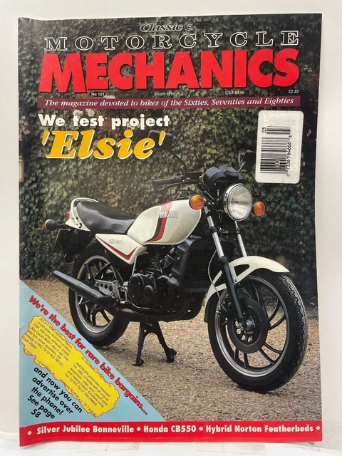 CLASSIQUE MOTO MÉCANIQUE March 1990 Yamaha Elsie ° 101 Revue EUR 6,29 ...