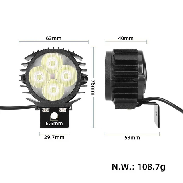 FOR KUKIRIN G2 Pro G2 Max G2 Master Front Headlight with Easy Mounting ...