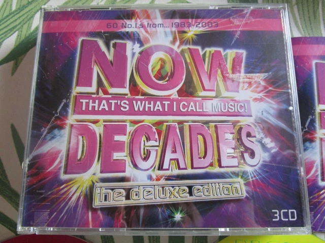 NOW THAT'S WHAT I Call Music! Decades- Deluxe Edn. Sony Music 3x CD ...