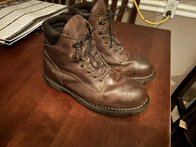 RED WING BOOTS Astmf 2413-05 Steel Toe In Great Condition £60.22 ...