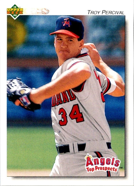 CARTE DE BASEBALL 1992 Upper Deck Minors Troy Percival #134 Midland ...