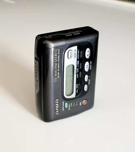 SUPER RARO LETTORE/REGISTRATORE di cassette radio walkman Aiwa HS-JS560 ottimo lavoro EUR 326,37 ...