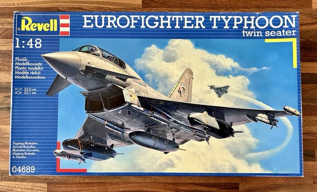 REVELL 04689 EUROFIGHTER TYPHOON TWIN SEATER 1/48 scale kit £35.00 ...