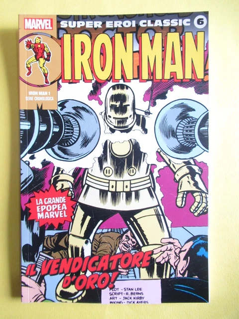SUPER EROI CLASSIC # 6 IRON MAN # 1 SERIE CRONOLOGICA MARVEL SEC no ...