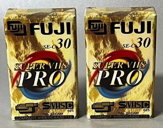 FUJI SUPER VHS Pro Se-C 30 videocassetta compatta EUR 1,00 - PicClick IT
