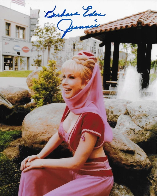 PHOTO BARBARA EDEN I Dream of Jeannie 8x10 #37 signée au Hollywood Show ...