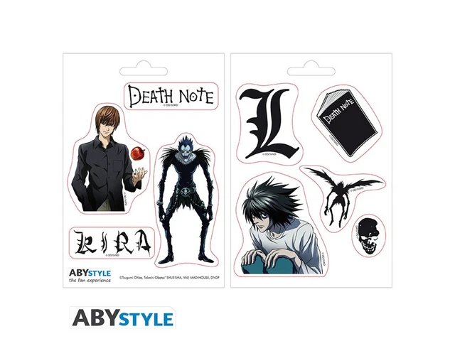 STICKERS - DEATH Note - Icones Death Note - 2 planches de 16x11 cm EUR ...