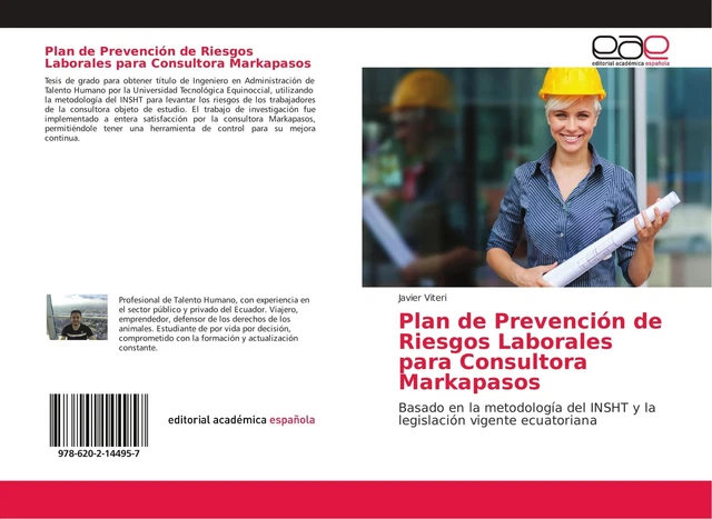 PLAN DE PREVENCIÓN de Riesgos Laborales para Consultora Markapasos Javier Viteri EUR 38,29 ...
