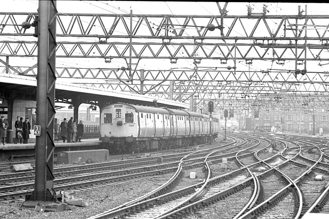 RAILWAY NEGATIVE: CLASS 306 Emu 069 @ Stratford 1975 £4.99 - PicClick UK