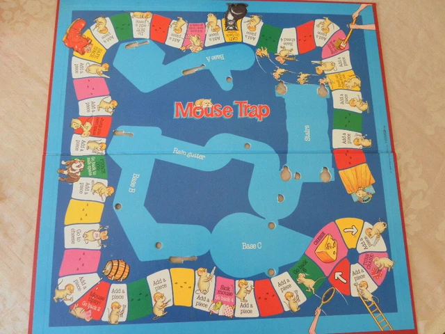 VINTAGE MB GAMES Mouse Trap board game 1996 selling as spares £6.52 ...