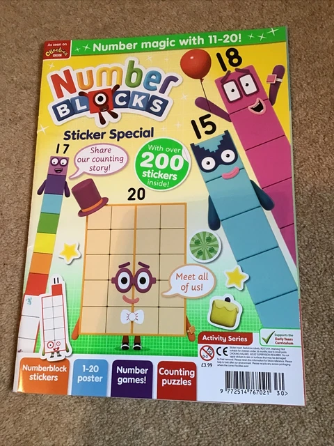 CBEEBIES NUMBERBLOCKS SPECIAL Magazine issue 112 EUR 9,42 - PicClick IT