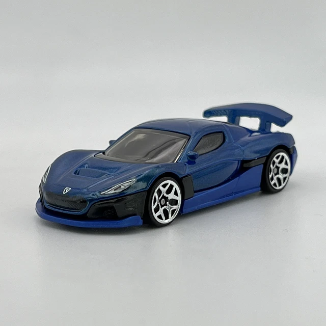 HOT WHEELS RIMAC Nevera Riviera Blue HW Green Speed 2023 1:64 Diecast ...
