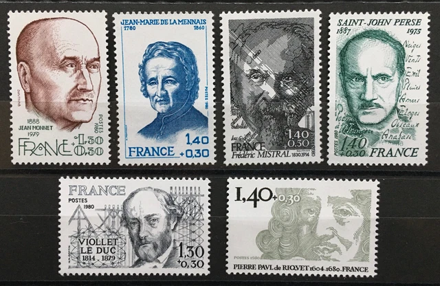 TIMBRE FRANCE SERIE Personnages Celebres Du N° 2095 Au N° 22100 Neuf Luxe ** EUR 2,00 - PicClick IT