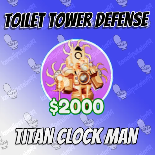 TITAN CLOCK MAN (Exclusive) | Toilet Tower Defense | Roblox TTD $4.80 ...
